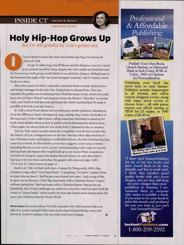 Holy Hip-Hop Grows Up | PDF | Hip Hop Music | Popular Music
