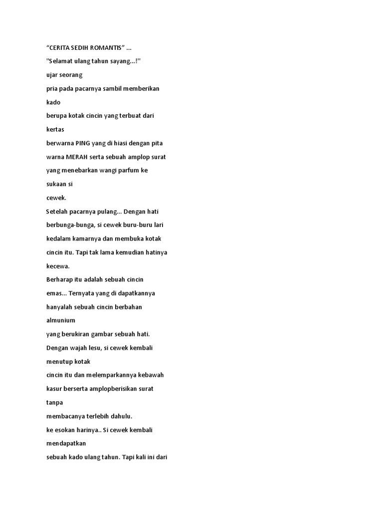 Novel Romantis | PDF