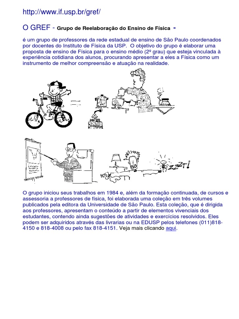 Proposta de Ensino de Física GREF | PDF | Física | Termodinâmica