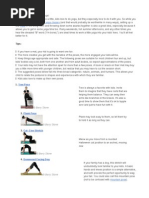 Kids Exercise and Stretching Chart | PDF