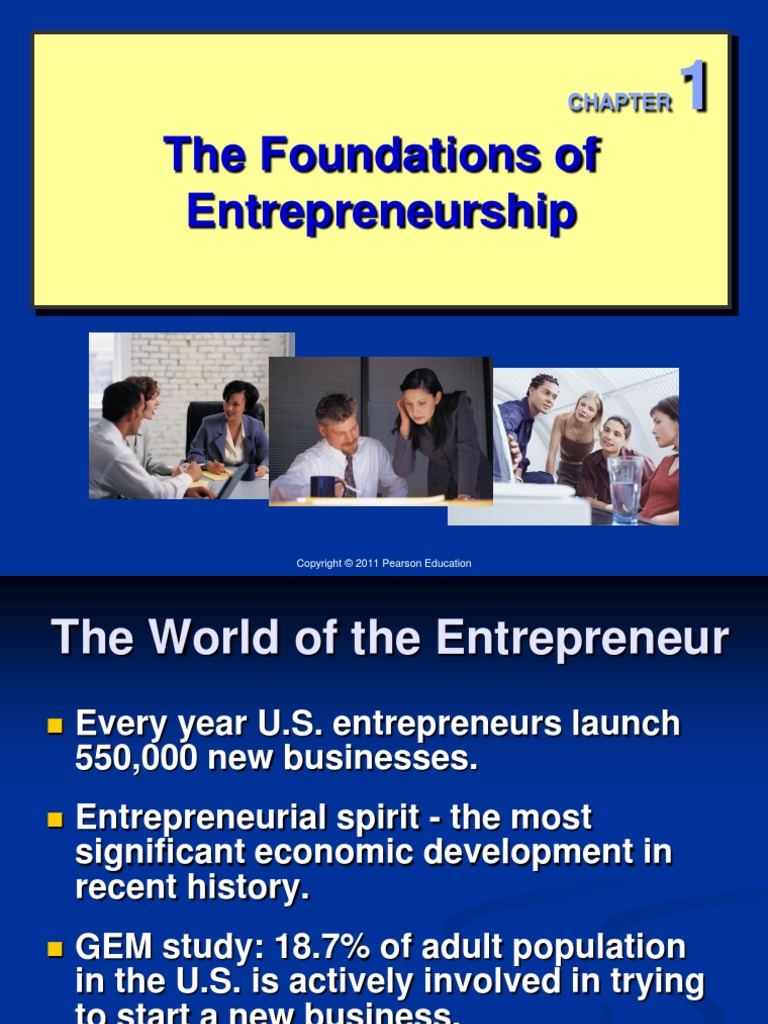 The Foundations of Entrepreneurship | PDF | Small Business ...