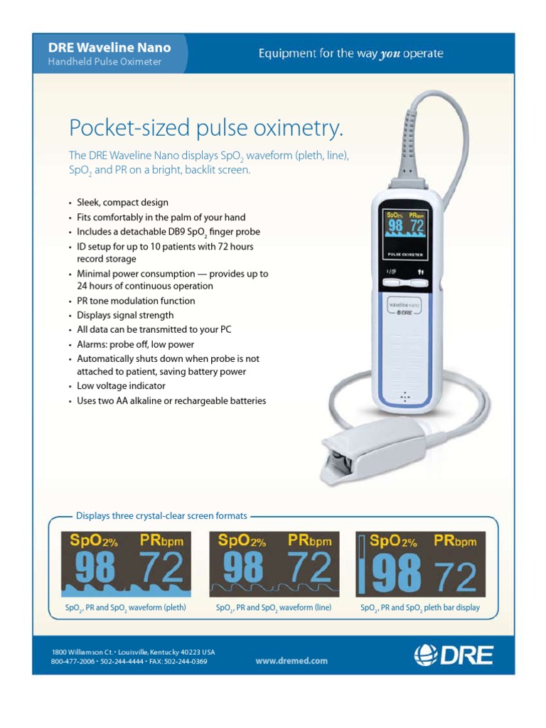 Handheld Pulse Oximeter Guide | PDF | Electronic Engineering ...