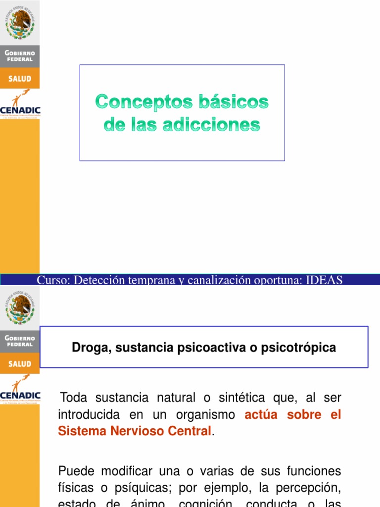 Conceptos Basicos Adicciones | PDF | Drogas Psicoactivas | Drogas