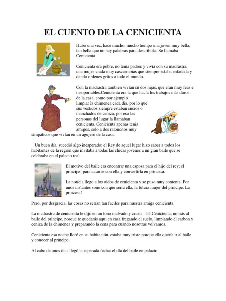 El Cuento de La Cenicienta | PDF