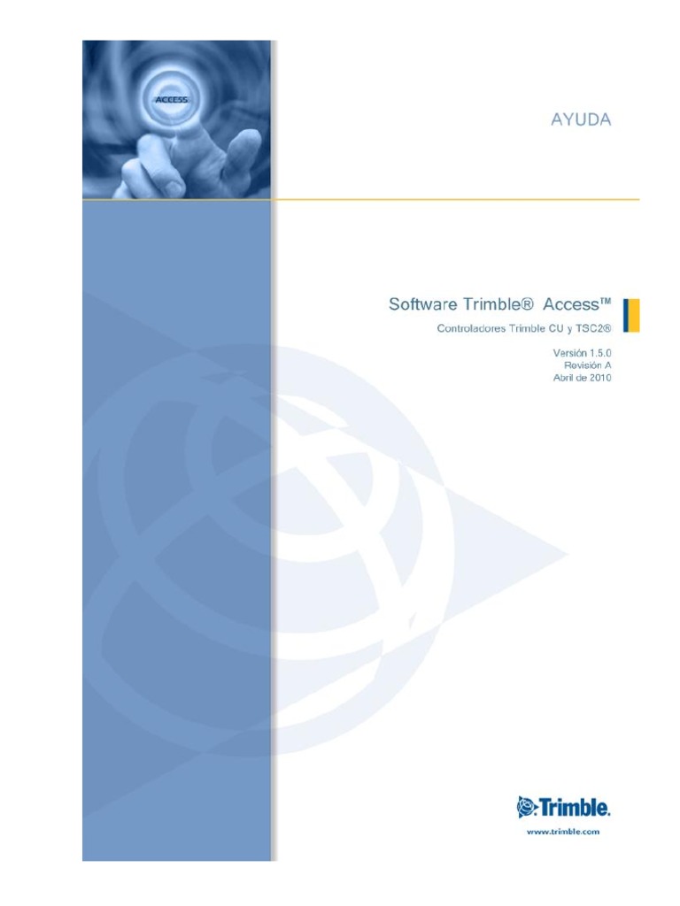 Trimble Trimble Access Modulo AccessSync | PDF