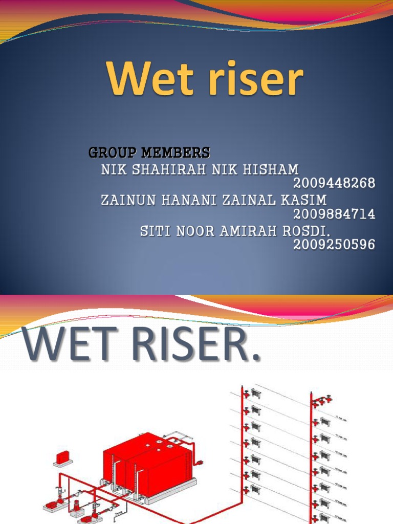 Wet Riser Components and Operation | PDF | Pump | Valve