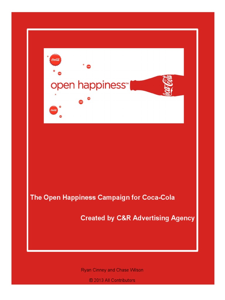 Open Happiness | PDF | Coca Cola | Advertising