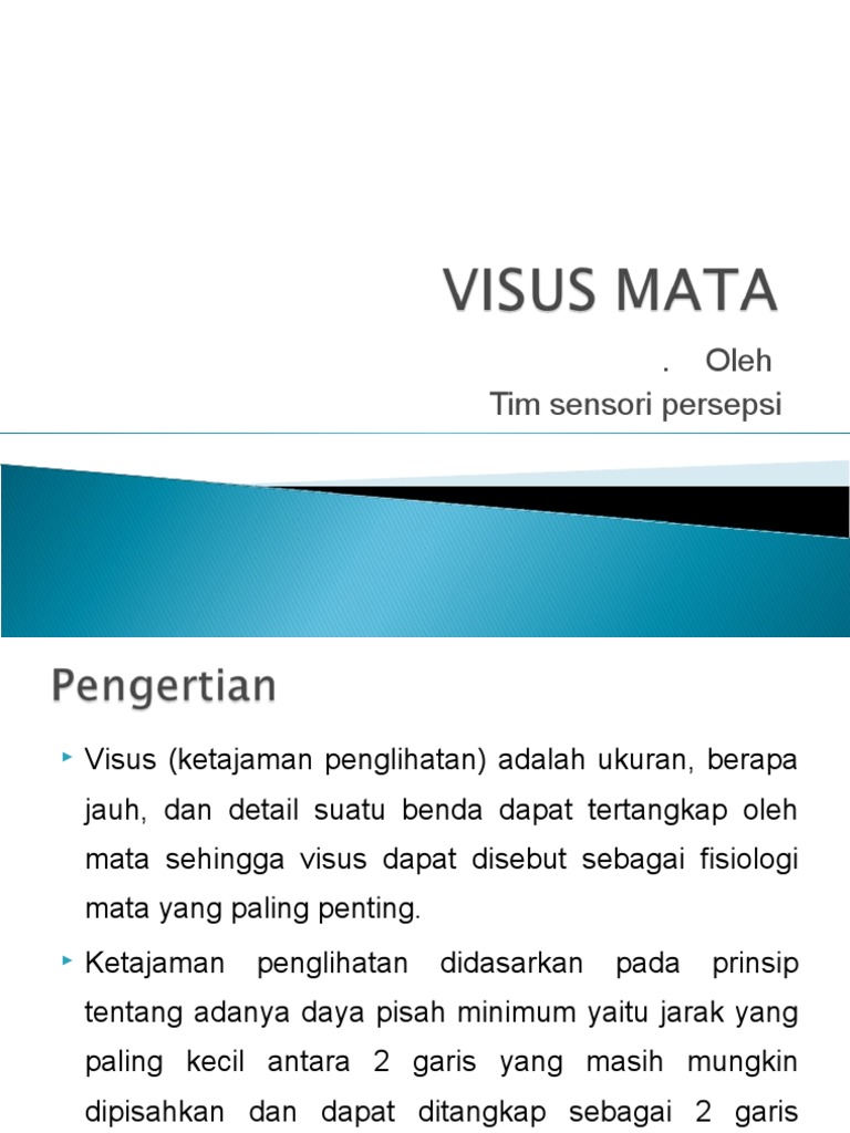 Visus Mata | PDF