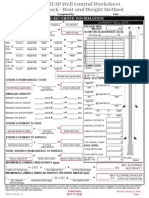 IWCF Well Control Formula Sheet | PDF | Energy Technology | Applied And ...