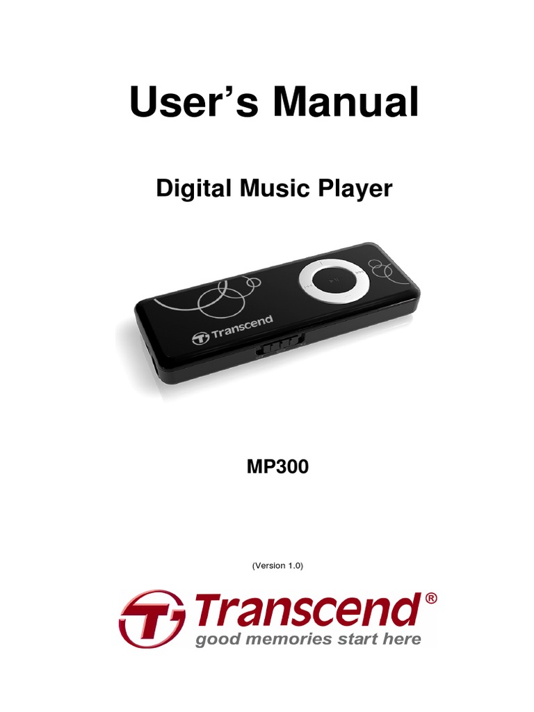 MP300 Users Manual en | PDF | Usb | Usb Flash Drive
