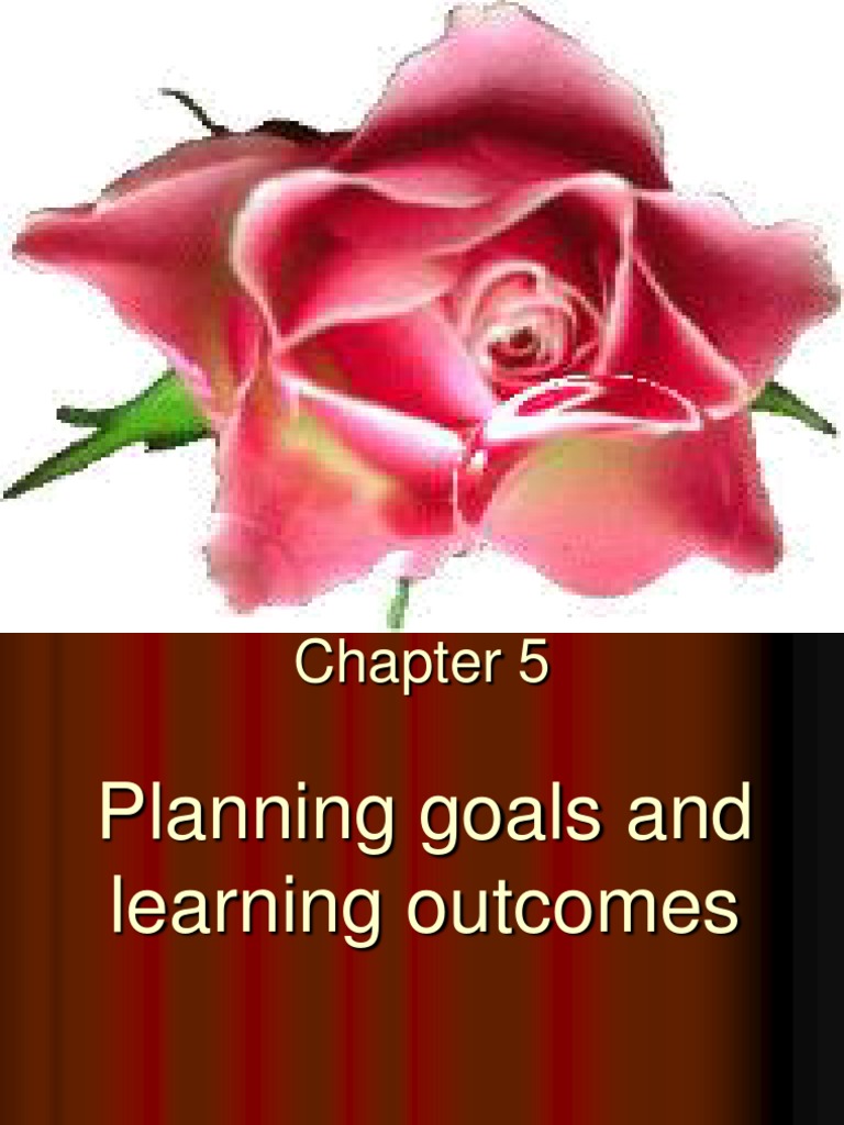 Planning Goals and Learning Outcomes | PDF | Conversation | Philosophy ...