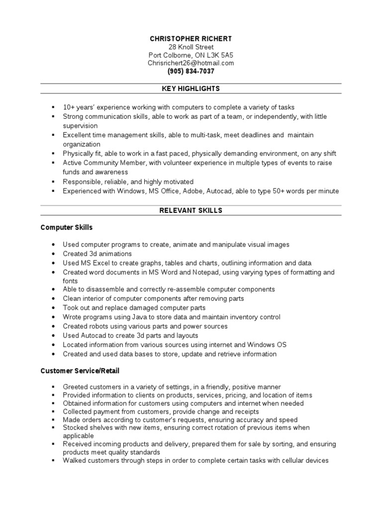 My Resume | PDF