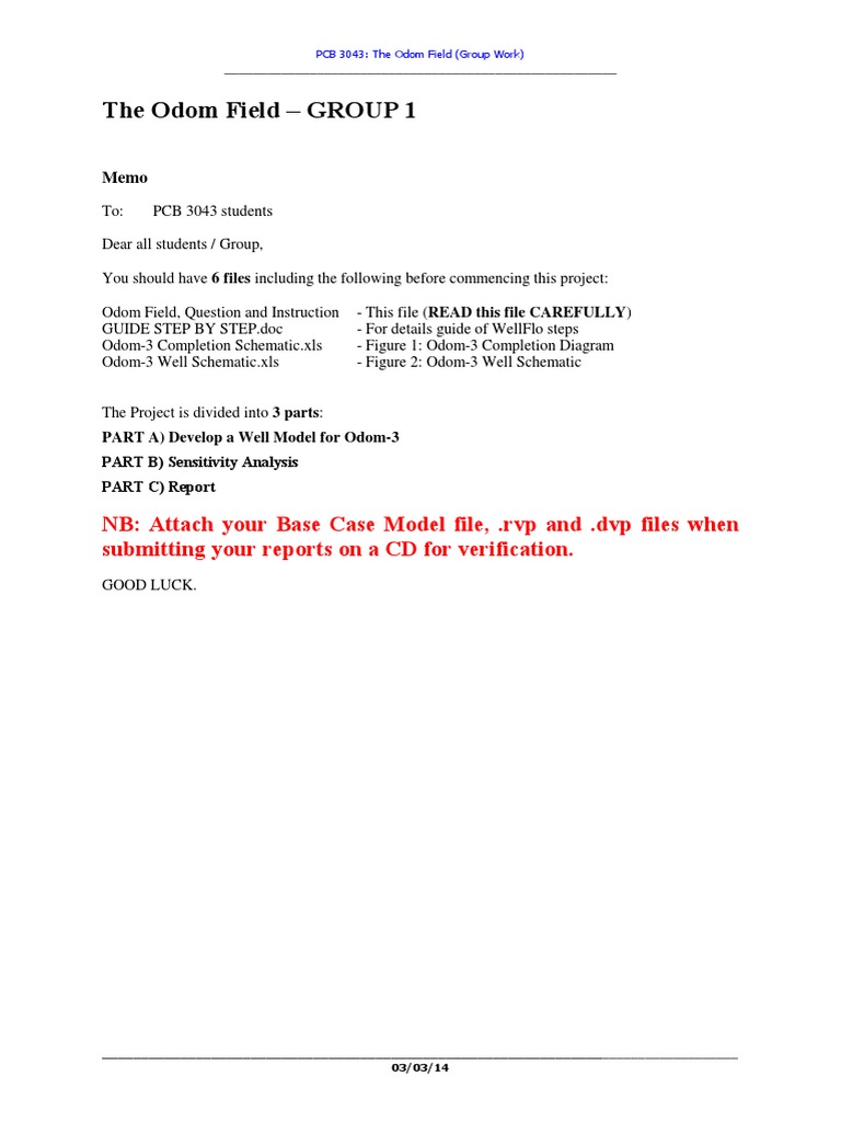 WellFlo Group Project | Download Free PDF | Petroleum Reservoir | Extraction Of Petroleum