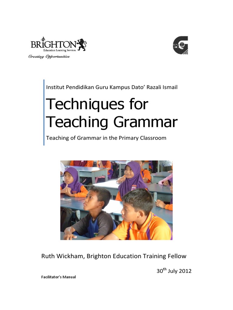 Techniques for Teaching Grammar Effectively | PDF | Puppets | Puppetry