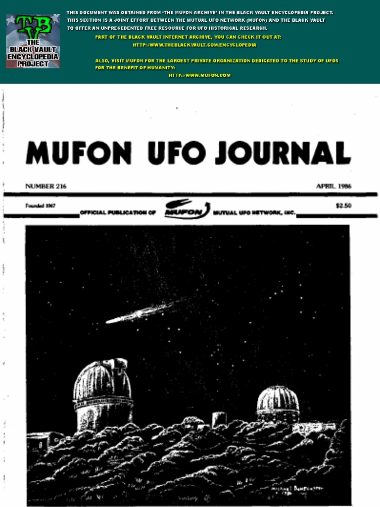 Mufon Ufo Journal | PDF | Alien Abduction | Unidentified Flying Object