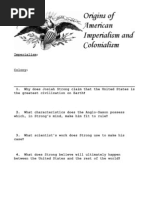 American Imperialism Test | PDF | The United States | Imperialism
