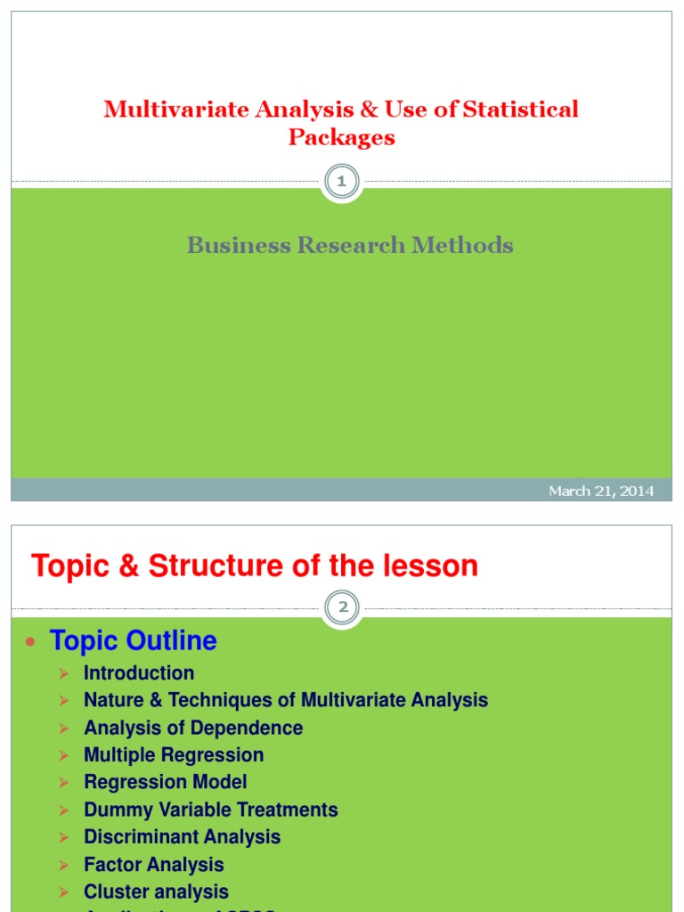 BRM Multi Var | PDF | Regression Analysis | Prediction