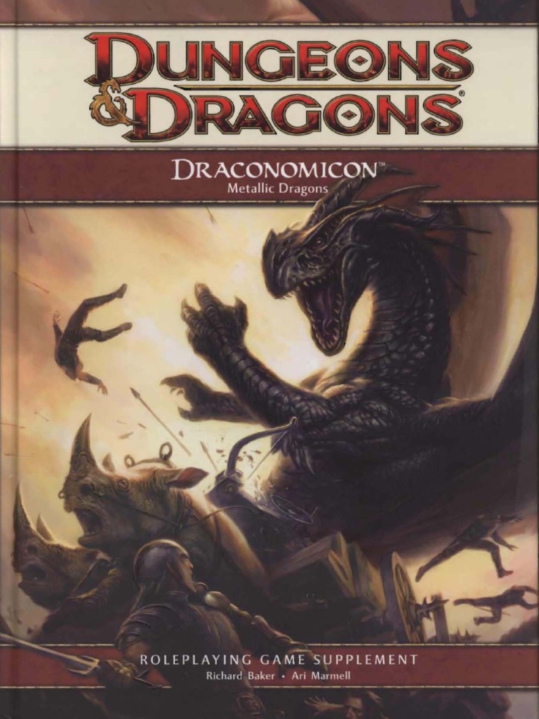 Draconomicon II - Metallic Dragons | PDF | Wizards Of The Coast | Gary ...