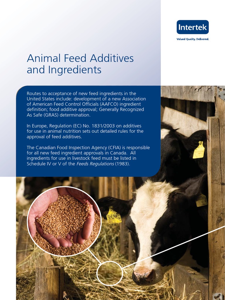 Animal Feed Additives and Ingredients Services Brochure | PDF | Safety ...