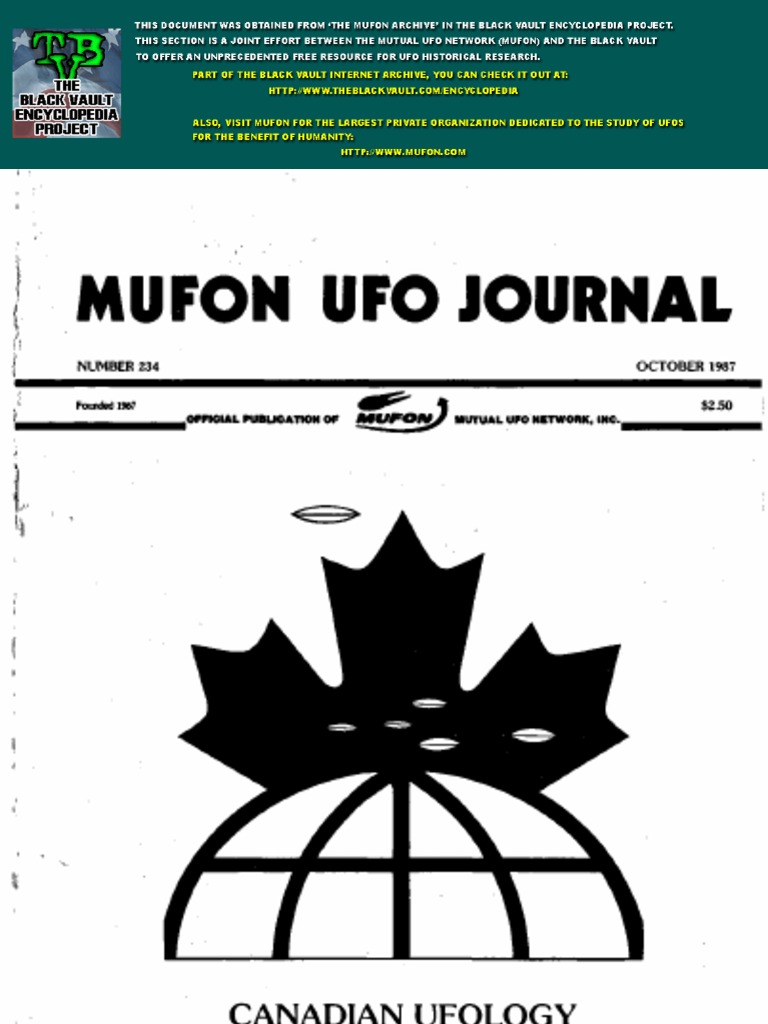 Mufon Ufo Journal | Unidentified Flying Object | Ufology