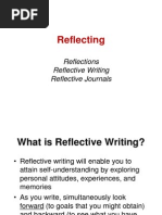 DIEP Reflective Writing Guide | PDF | Experience | Reason