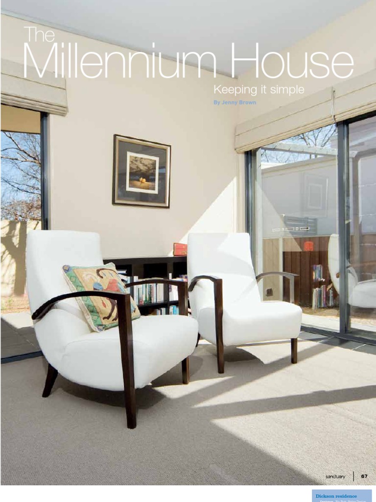 Sanctuary Magazine Issue 9 - The Millennium House - Canberra Green Home ...