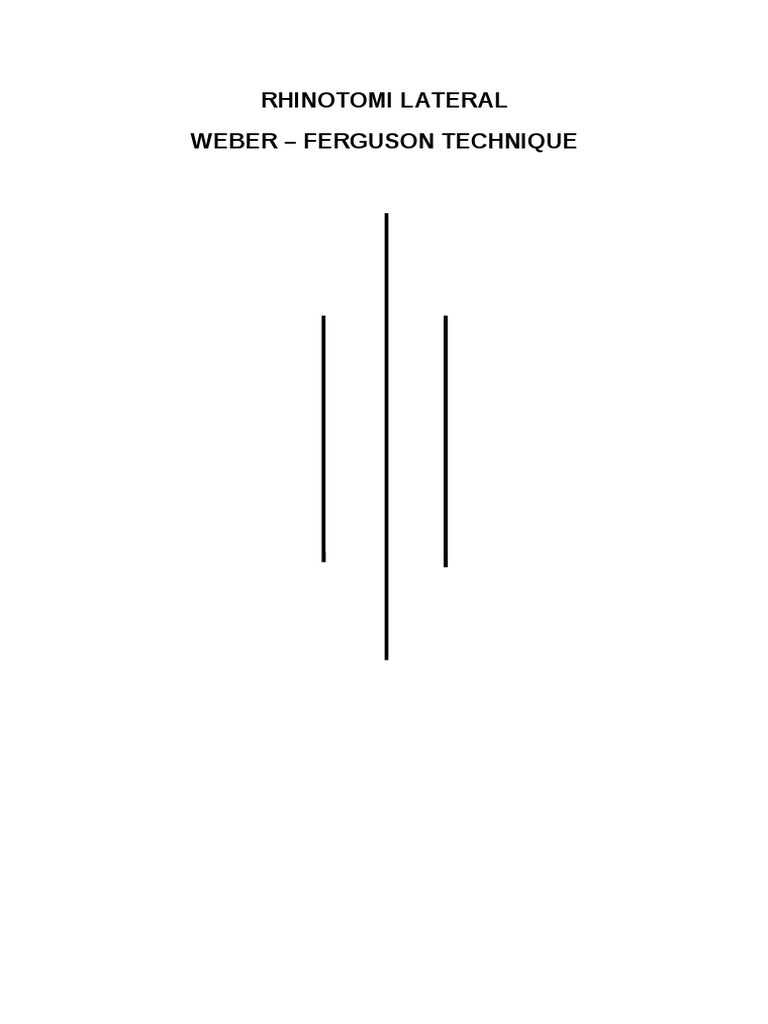 Rhinotomi Lateral Weber - Ferguson Technique | PDF