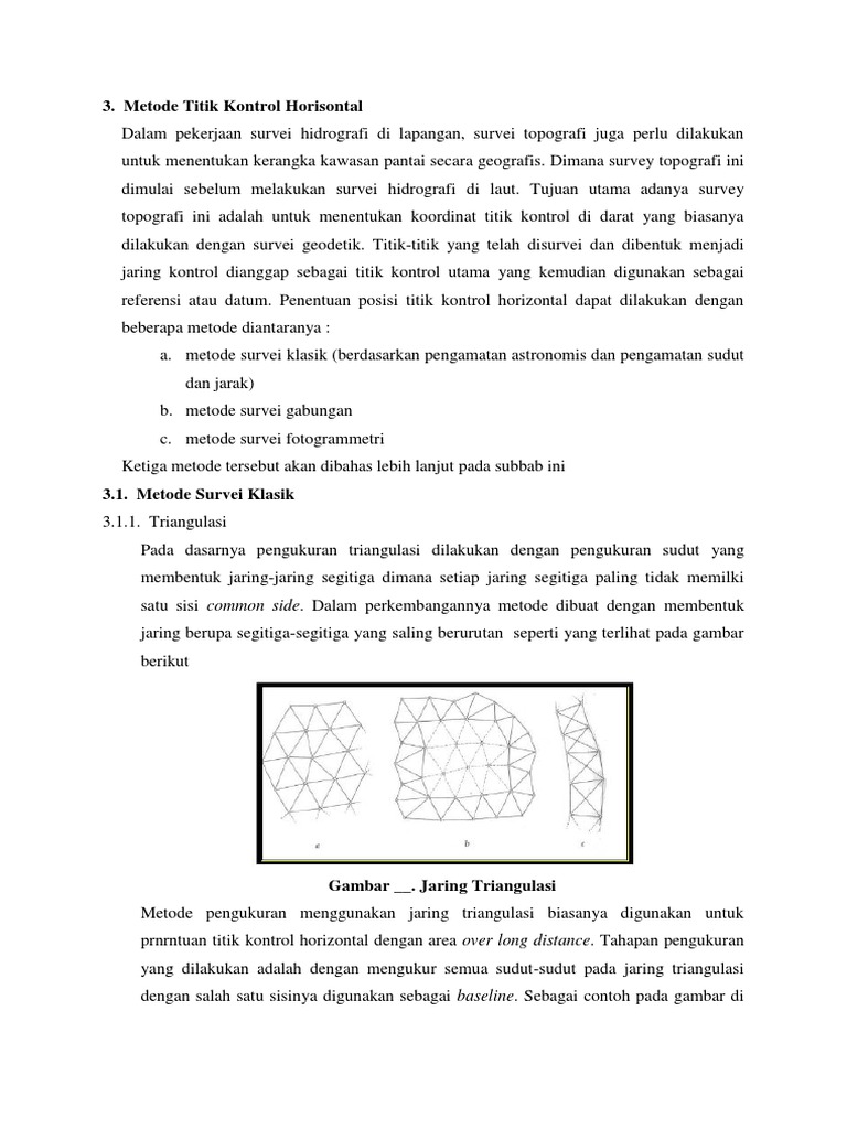 Metode Horizontal Positioning | PDF