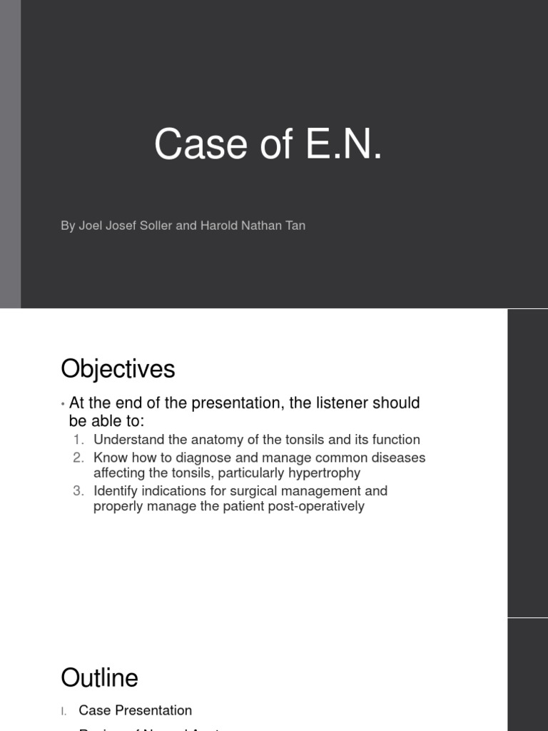 Understanding Tonsil Diseases: A Case Study of Chronic Tonsil ...