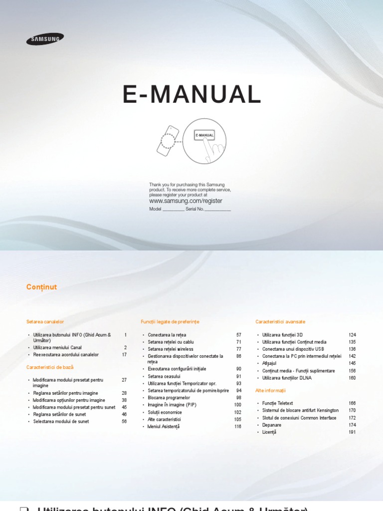 Manual TV Samsung | PDF