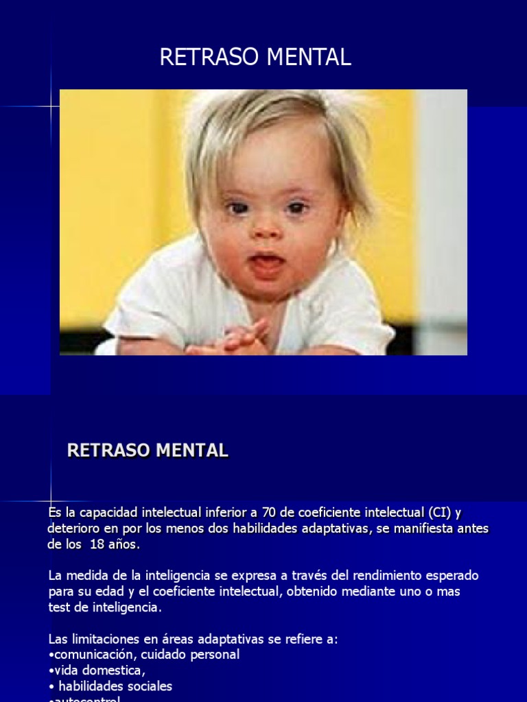 Clasificación y diagnóstico del retraso mental | PDF | Discapacidad ...