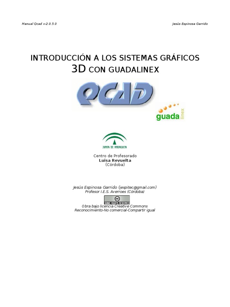 Manual Qcad (Prof. Jesus Espinosa) | PDF | Point and Click | Ventana (informática)