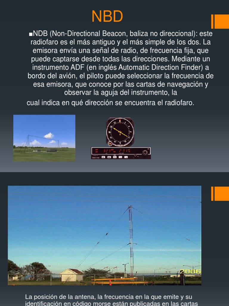 Introducción al NDB en Aviación | PDF | Electrónica | Aeronave