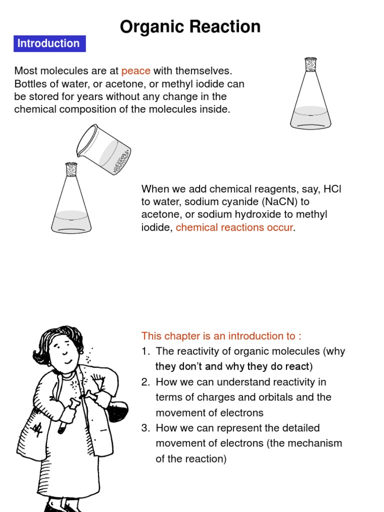 2.introduction Organic Reaction | PDF | Molecular Orbital | Chemical Bond