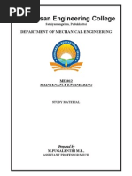 Lecture 1 Introduction To Maintenance Engineering | PDF | Reliability Engineering | Engineering