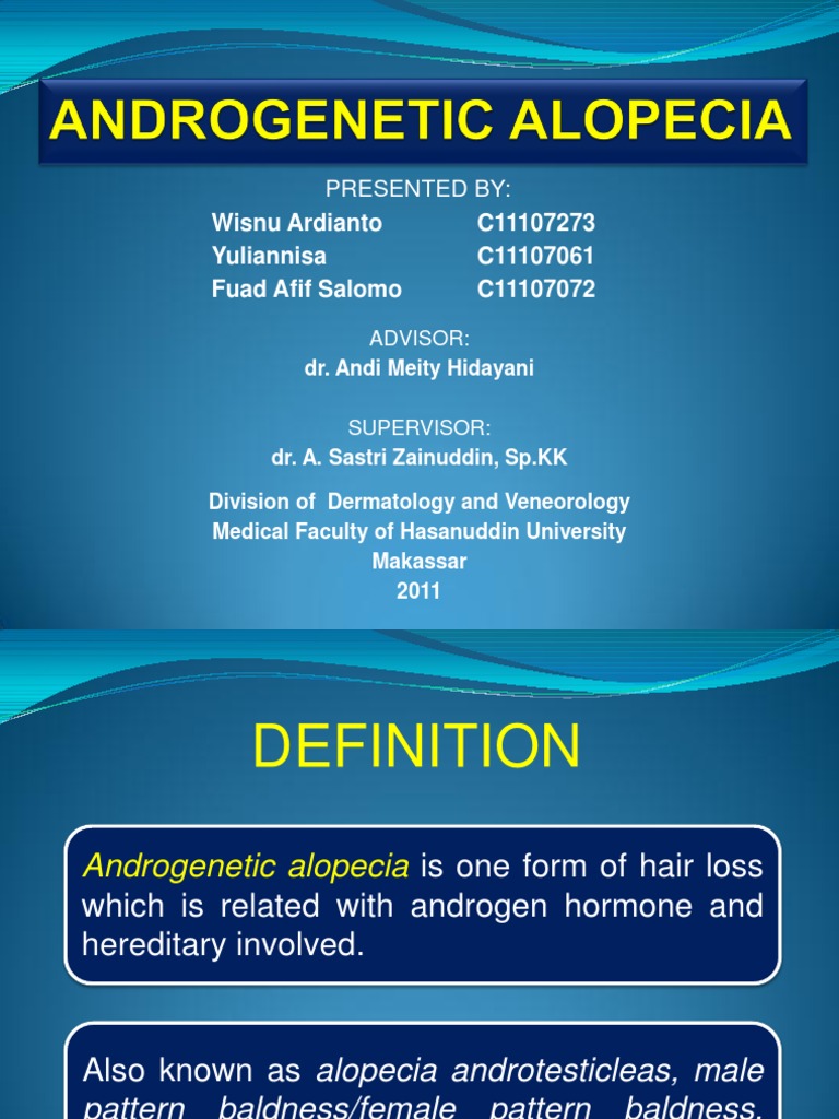 Androgenetic Alopecia | Hair Loss | Integumentary System