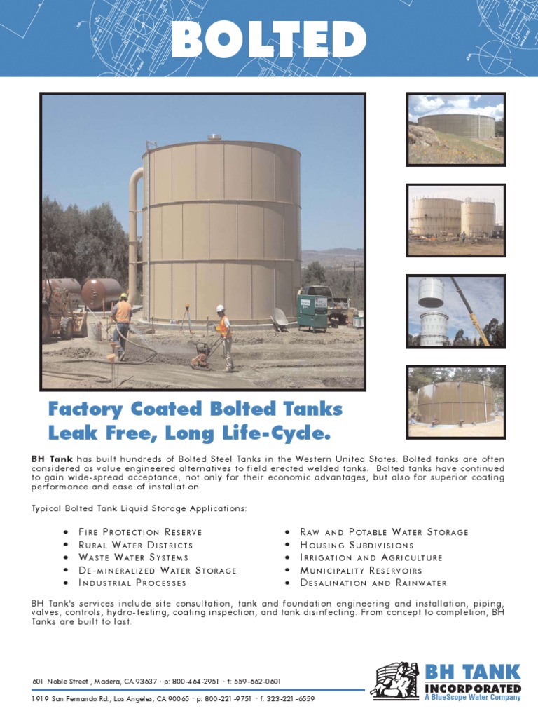Bolted Tanks | PDF | Galvanization | Industrial Processes