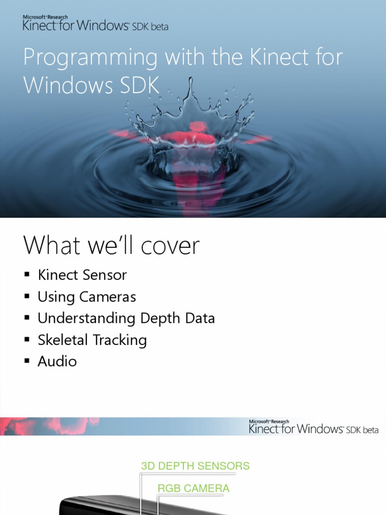 Kinect Programming | PDF