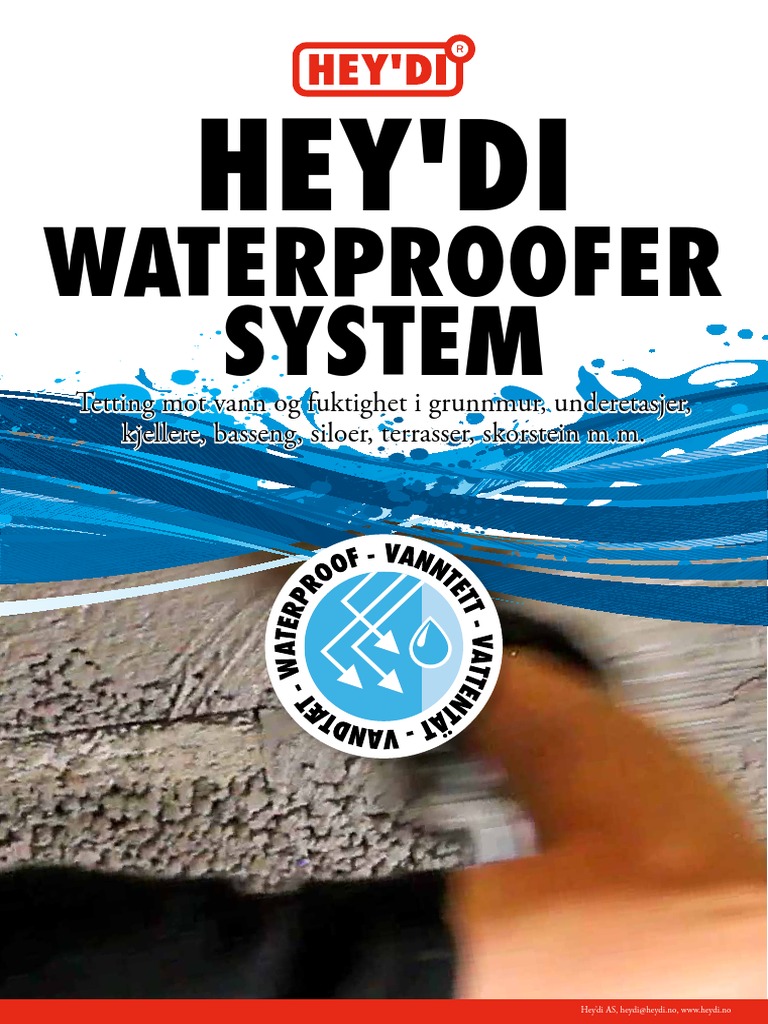 Heydi WaterProofer System | PDF