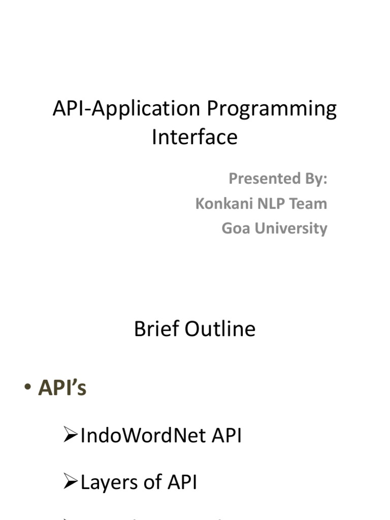 IndoWordNet API Design Guide | PDF | Application Programming Interface | Class (Computer ...