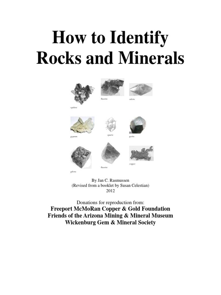 Rock and Mineral Identification 2012 | PDF | Social Science