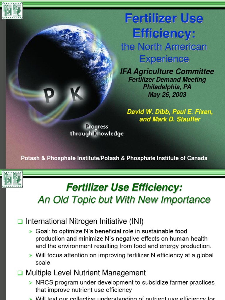 Fertilizer Use Efficiency | PDF | Fertilizer | Wheat