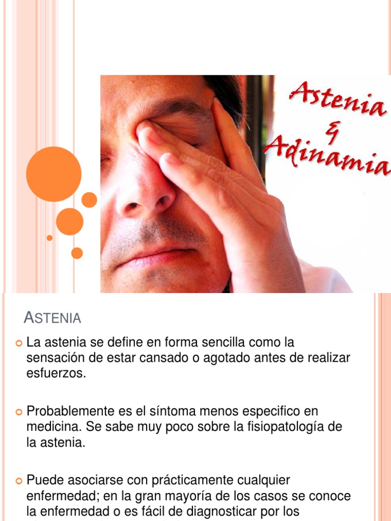 Astenia y Adinamia - Perdida y Ganancia de Peso - Obesidad - Sindrome ...
