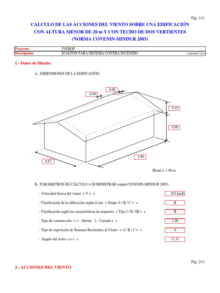 Calculo de Cargas Por Viento | PDF | Barlovento y sotavento | Herida