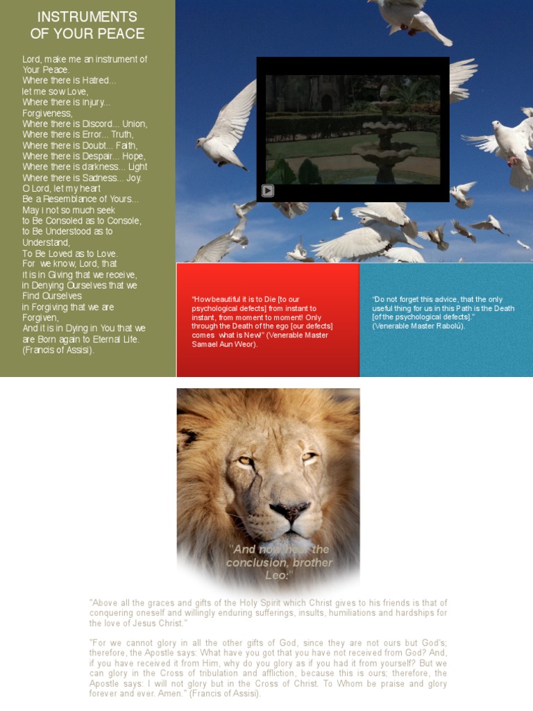 Instruments of Your Peace | PDF | Religion & Spirituality | Poetry