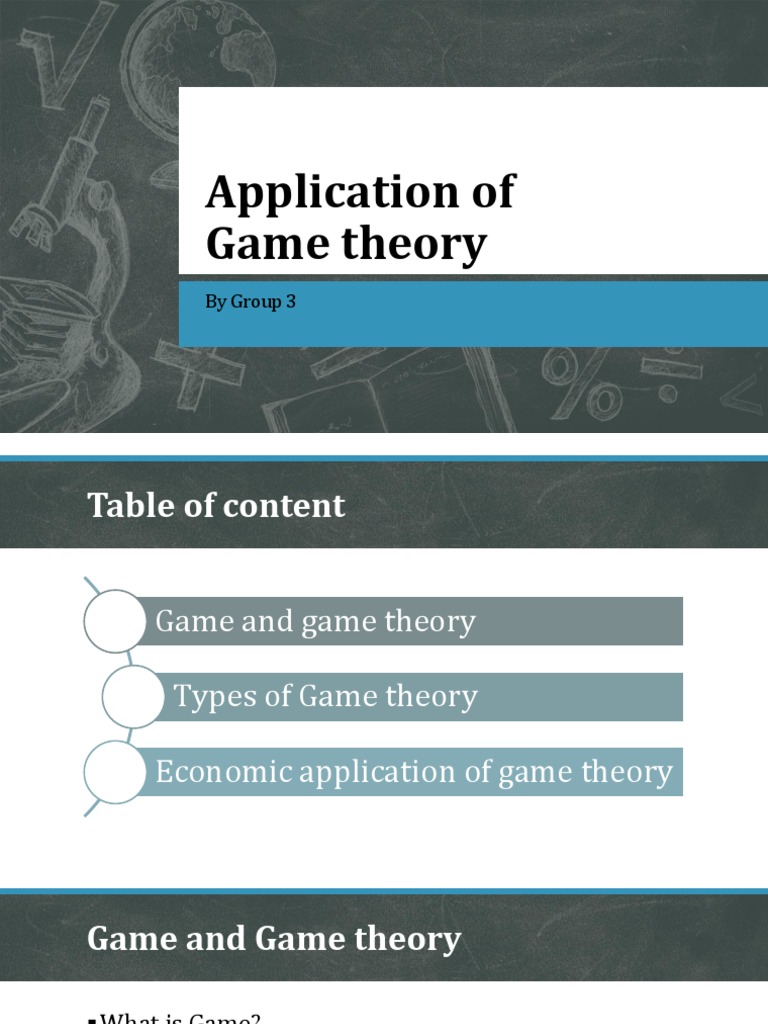 Application of Game Theory | PDF | Game Theory | Auction Theory