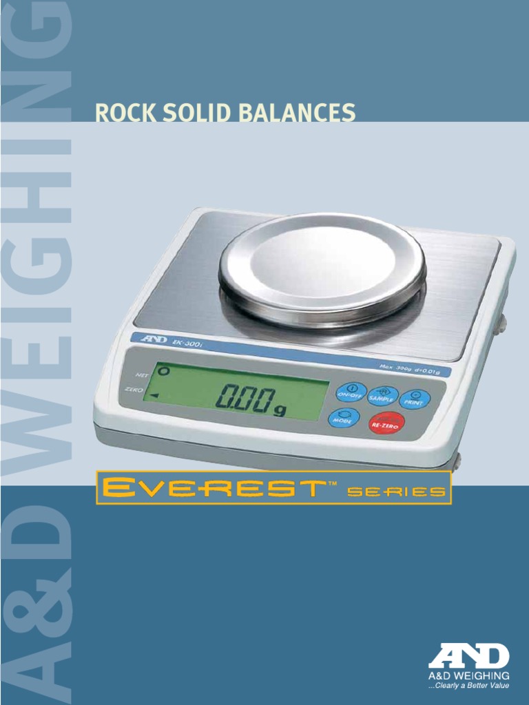Rock Solid Balances: EK-120i EK-200i EK-300i EK-410i EK-610i EK-600i EK ...