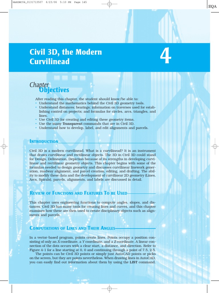 Civil 3D, The Modern | PDF | Trigonometric Functions | Surveying
