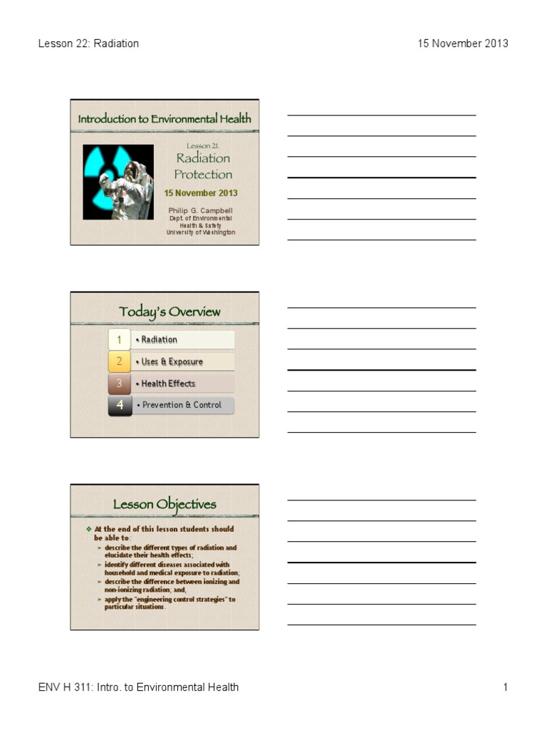 Public Health and Radiation | Download Free PDF | Radioactive ...