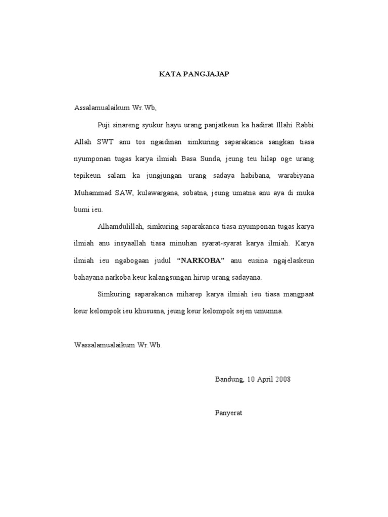 Kata Pangjajap | PDF